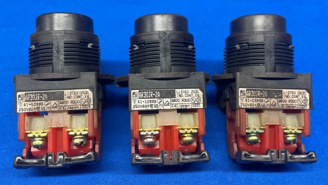 FUJI ELECTRIC SELECTOR Switch Ar30Jr-2A 250V 6A *** Lot Of 3 ** $20.00 ...