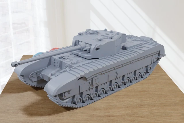 BLACK PRINCE INFANTRY Tank (A43) WW2 British 3D Resin Printed 28mm ...