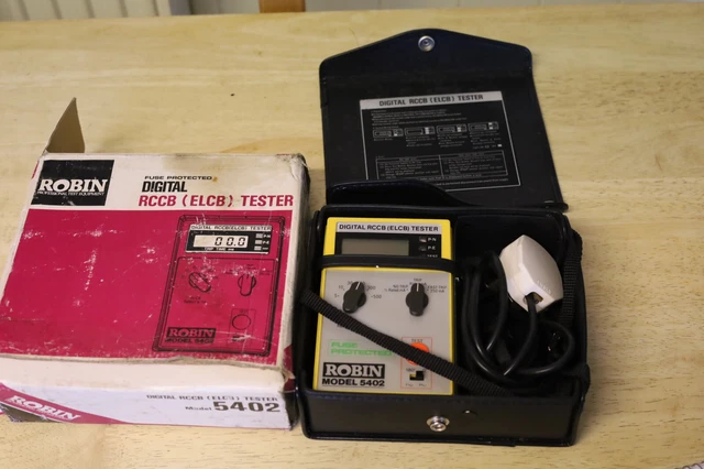 ROBIN MODEL 5402 TESTER DIGITALE RCCB (ELCB) - Spedizione gratuita nel ...