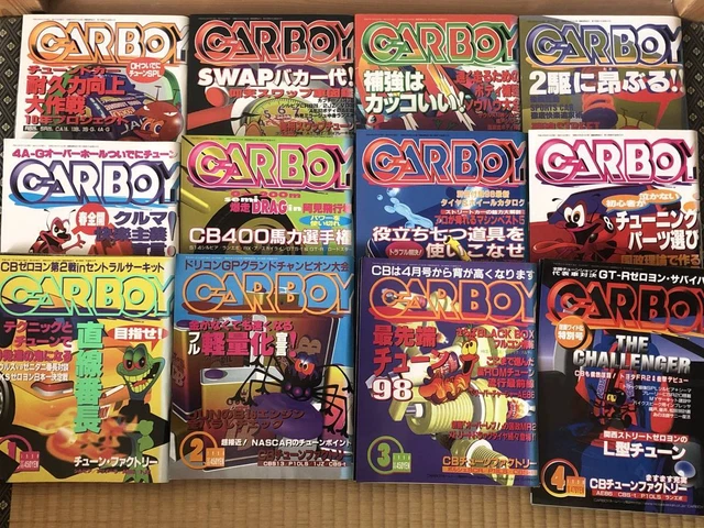 RARE CARBOY JAN-DEC 1998 12-volume set Car Tuning Japanese Magazine £ ...