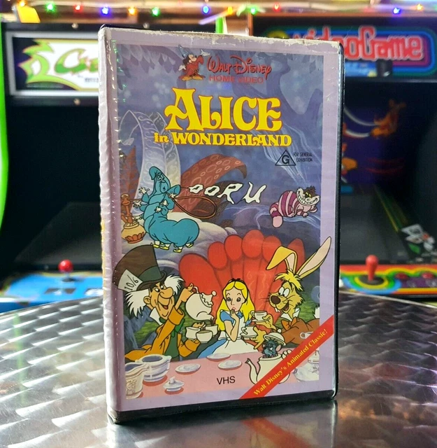 ALICE IN WONDERLAND - Walt Disney Home Video Gold Label - VHS Big Box ...