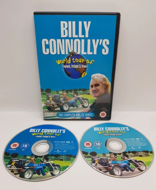 BILLY CONNOLLY DVD World Tour of England Ireland and Wales (DVD, 2002 ...