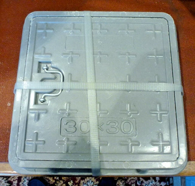 NATOTELA FRP SOLID Manhole Cover and Frame-300x300mm Inspection Chamber ...