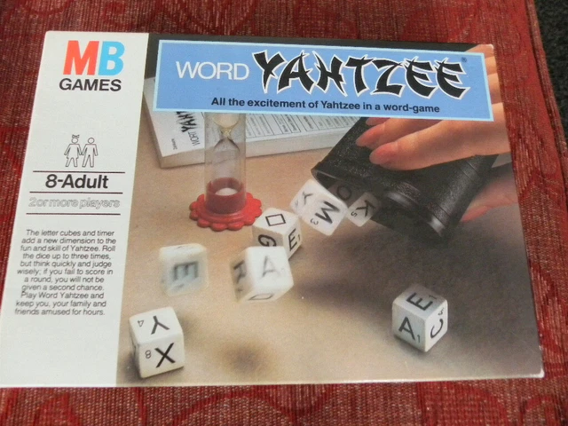 VINTAGE SPELLING WORD Yahtzee spelling word game 1979 by Milton Game is ...