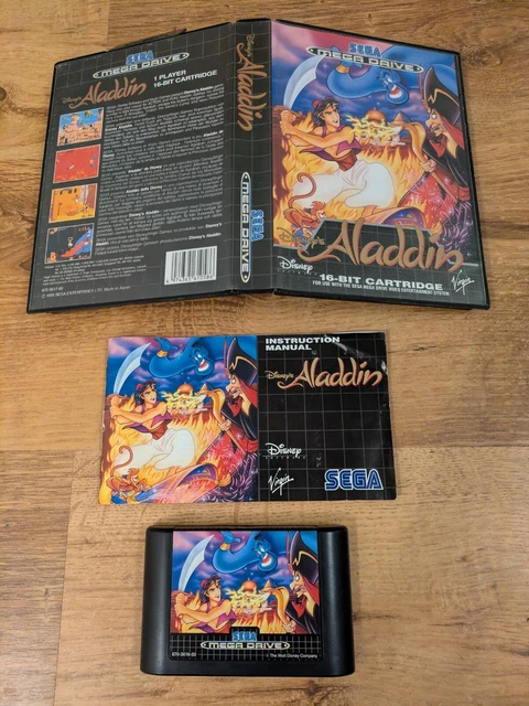 DISNEY'S ALADDIN SEGA Mega Drive Complete 💥 £24.63 - PicClick UK