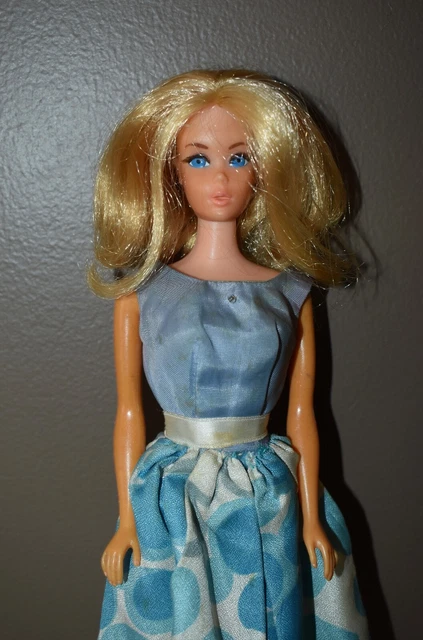 VINTAGE BARBIE - Live Action Barbie Head on TNT Body in Blue & White ...