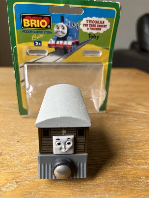 BRIO WOODEN TRAINS Thomas The Tank Engine And Friends Toby £3.99 ...