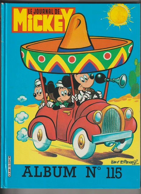 RARE ALBUM N°115 du JOURNAL DE MICKEY - 1985 - 560 pages EUR 8,50 ...