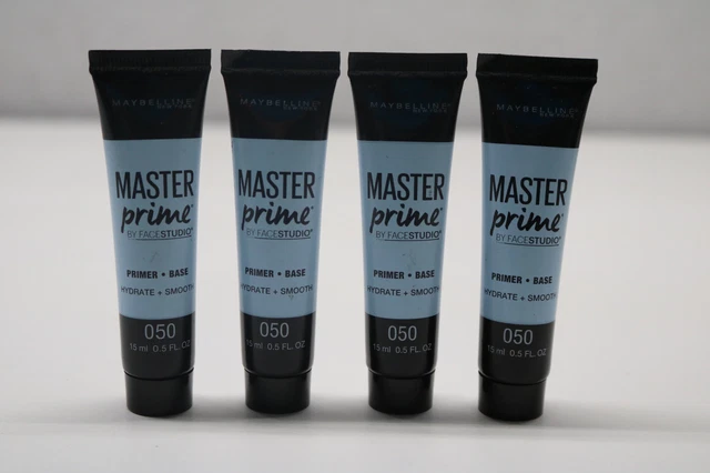 4X LOT MAYBELLINE FaceStudio Master Prime Hydrate + Smooth Primer Base ...