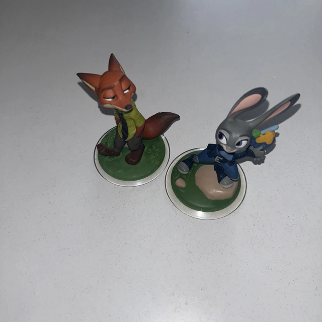 DISNEY INFINITY ZOOTOPIA Judy Hopps Nick Wilde Figures £13.29 - PicClick UK