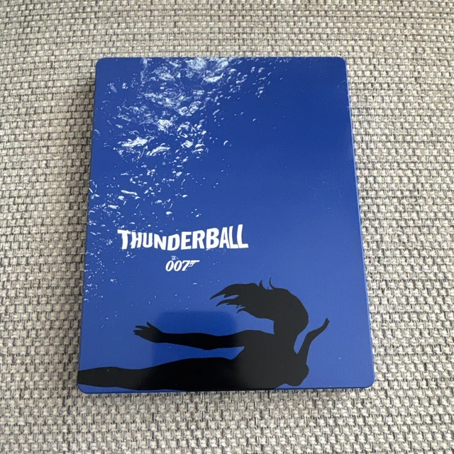 THUNDERBALL (1965) RARE UK Blu Ray Steelbook S Connery James Bond 007 ...