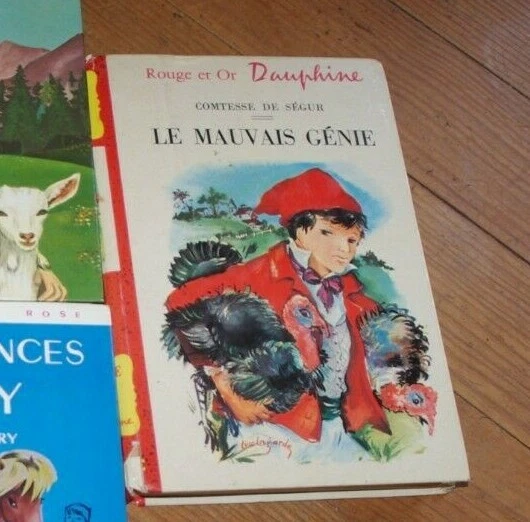 LIVRE ROMAN JEUNESSE vintage bibliothèque rose le mauvais genie segur ...