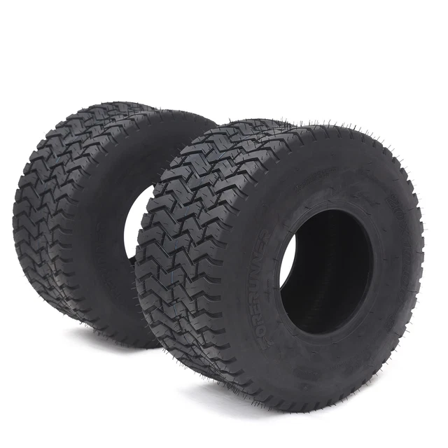2PCS 20X10.00-8 LAWN Mower Tires 4PR 20x10x8 Garden Turf Tractor Tyre ...