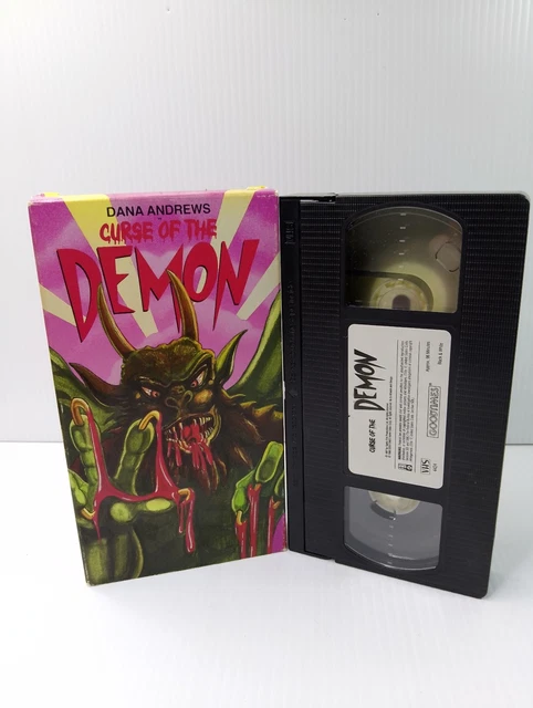 CURSE OF THE Demon Rare VHS Tape Movie Columbia Pictures Black And ...