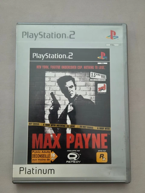 JEU SONY PLAYSTATION 2 Max Payne Platinum Complet avec notice PS2 PAL ...
