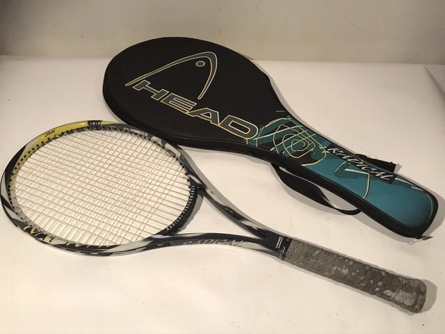 HEAD RADICAL TOUR Midplus 630 Andre Agassi Tennis Racquet 4 1/2 & Cover ...