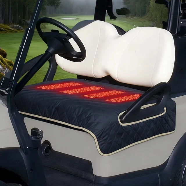 GOLF CART SEAT Cover Heated Seat Cushion Golf Cart Seat Towel Blanket ...