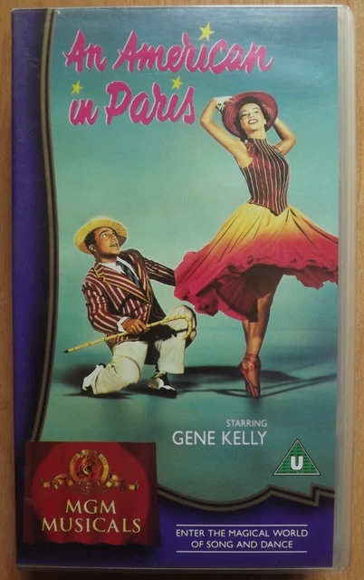 VHS VIDEO AN American in Paris Gene Kelly £2.00 - PicClick UK