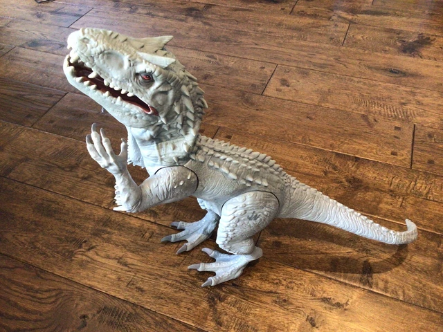 JURASSIC WORLD LARGE Indominus Rex Figure Lights Up Sounds Strike ...