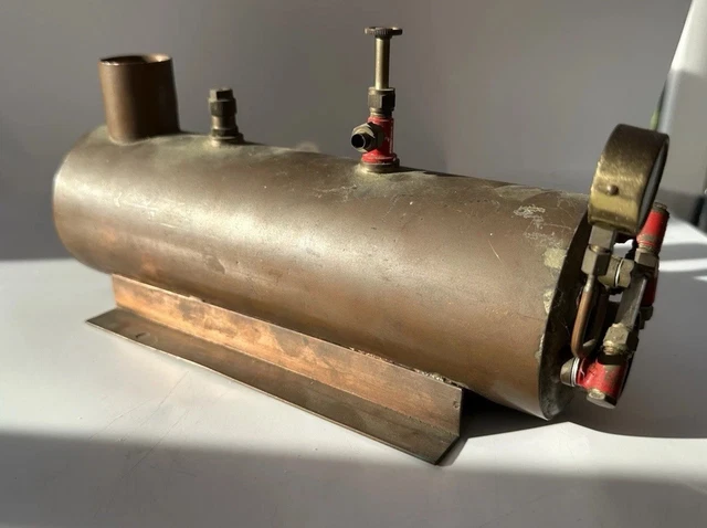LIVE STEAM BOILER Copper With Stuart Fittings 10” Quality Item £158.00 ...