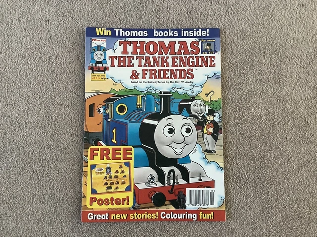 1 X MARVEL Thomas Tank Engine & Friends Comic Magazine Issue No 216 EUR ...