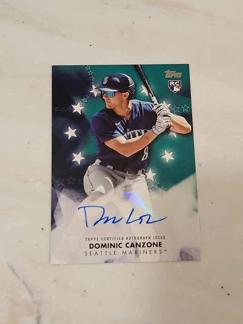 2024 TOPPS SERIES 2 Dominic Canzone recrue autographe Seattle Mariners ...