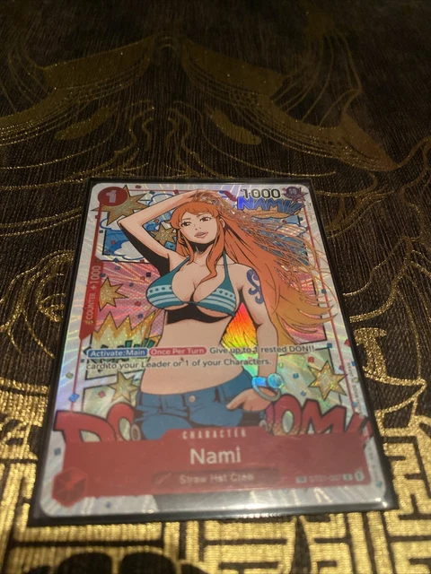 MINT CONDITION NAMI ST01-007 Alt Art Treasure Rare! OP06 English! OPTCG EUR 471,67 - PicClick FR