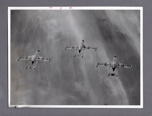 DE HAVILLAND DH Sea Venom Formation Vintage Original Admiralty Photo 2 ...
