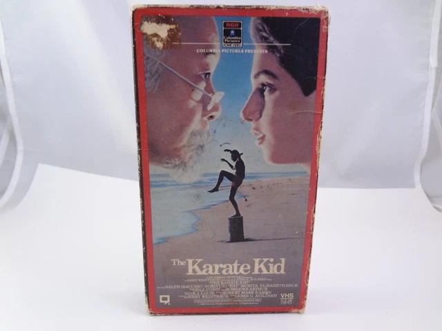 THE KARATE KID (VHS hi-fi) RCA Side Open Box 1985 £9.27 - PicClick UK