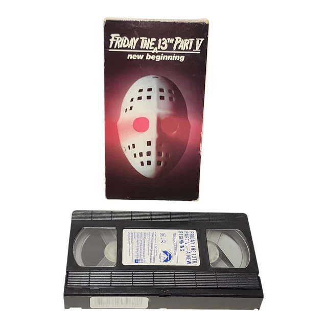 FRIDAY THE 13TH - Part 5: A New Beginning (VHS, 1988) Horror Slasher ...