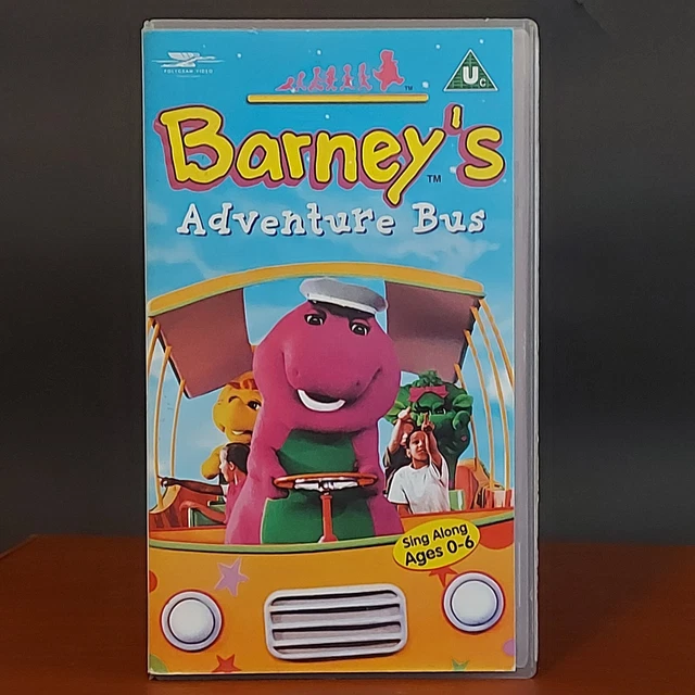 BARNEY’S ADVENTURE BUS vhs Video 1999 Purple Edition Childrens TV Show ...