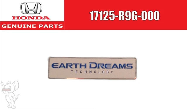 HONDA GENUINE ENGINE Head EARTH DREAMS Emblem Logo Ornament 17125-R9G ...