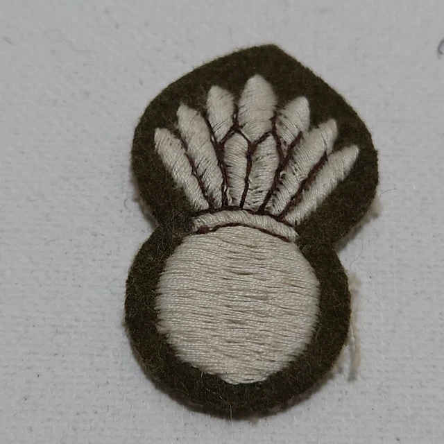 BRITISH ARMY FUSILIERS cloth badge patch £11.66 - PicClick UK