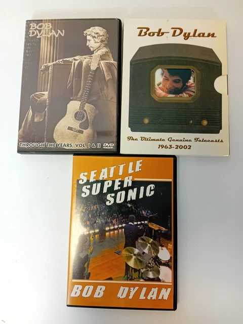 BOB DYLAN COLLECTION of DVD's Through The Years Vol 1 & 2 Telecasts ...