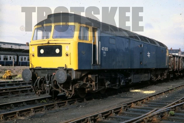 35MM SLIDE BR British Rail Diesel Loco Class 47 47013 Llandudno ...