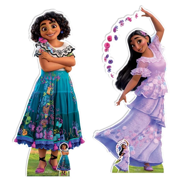 MIRABEL ET ISABELA Encanto Disney Carton Découpe Ensemble De 2 - Taille ...