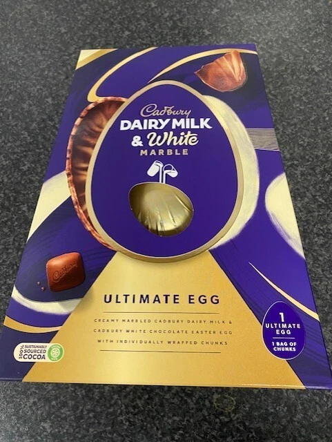 CADBURY DAIRY MILK & White Marble Ultimate Egg 372g | UK Free And Fast ...