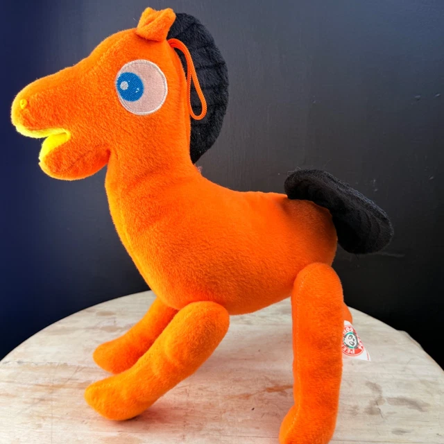 POKEY THE HORSE From Gumby VTG Tv Show Made by Peek A Boo Toys Orange ...