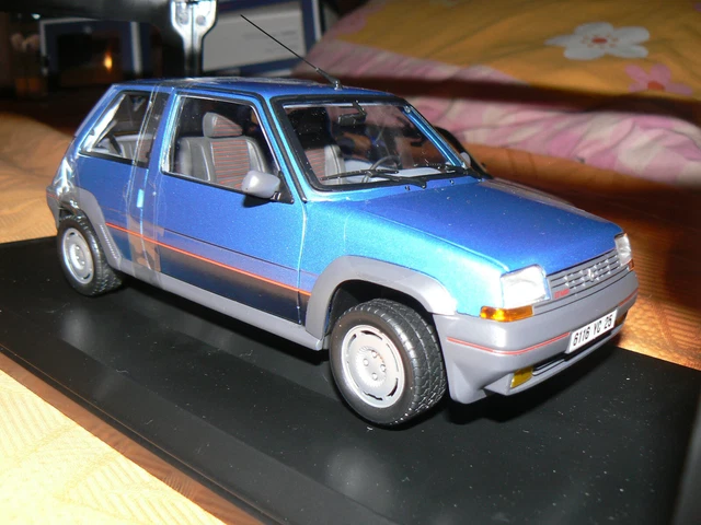 RENAULT 5 R5 super 5 gt turbo phase 1 1/18 1:18 norev neuf 1000ex EUR ...