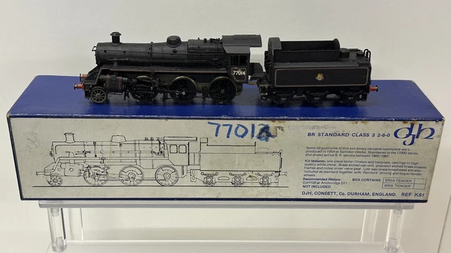 DJH KIT BUILT BR Black 2-6-0 BR Standard Class 3 3MT 77014 OO Gauge ...
