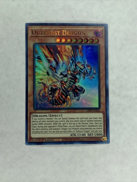 YU GI OH Outburst Dragon (GFP2-EN041) 1st edition (NM) $1.75 - PicClick CA