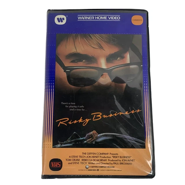 RISKY BUSINESS VHS Clamshell 1983 First Edition Warner Home Video Tom ...