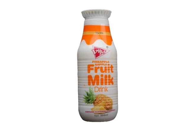 VIJU MILK APPLE and Pineapple Flavor Drink | 500ml | Fruit Taste | 12 ...