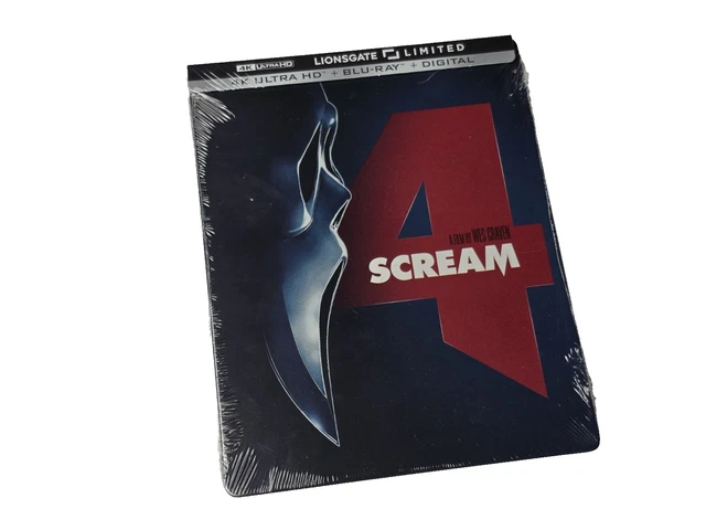 SCREAM 4 IV 4K UHD Blu-ray Steelbook - Lionsgate Limited Exclusive ...