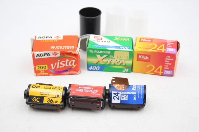6 X ROLLS of 35mm EXPIRED CAMERA FILM Inc. Fujifilm & Agfa Etc. £20.00 ...
