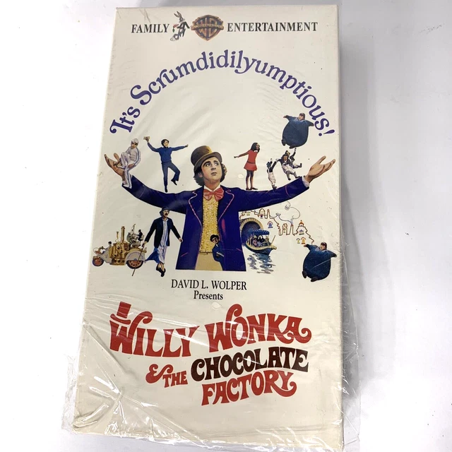 WILLY WONKA AND The Chocolate Factory (VHS, 1971) Gene Wilder 70s ...