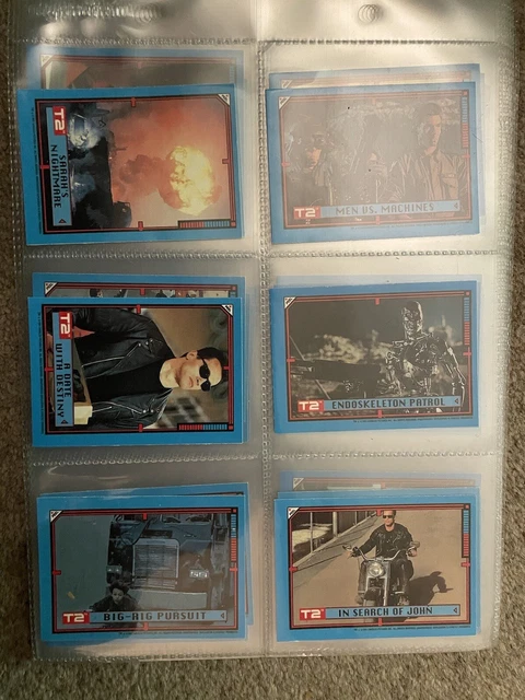 TERMINATOR 2 T2 Movie TOPPS Trade Cards Stickers 1991 EUR 17,57 ...