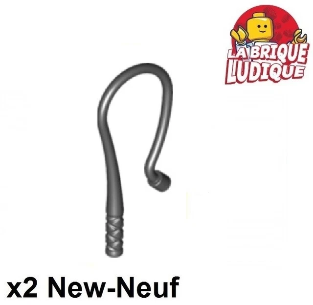 LEGO 2X MINIFIG arme weapon fouet whip noir/black 88704 NEUF EUR 1,40 ...