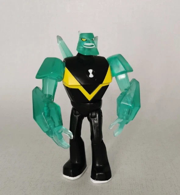 BEN 10 DIAMOND HEAD Figure Clear Arms transparent action figure toy ...