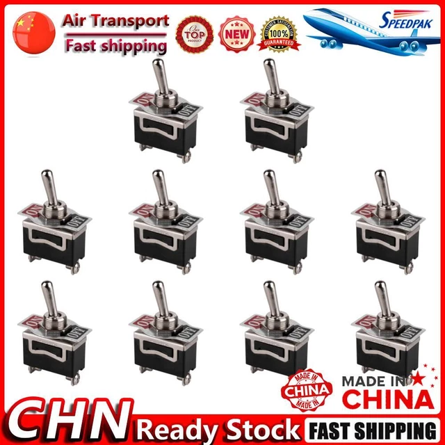 ON OFF TOGGLE Switch 2Pin 15A 250V 20A 125V SPST Rocker Switch ...
